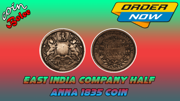 East India Company Half Anna 1835 India Coin - CoinBolee